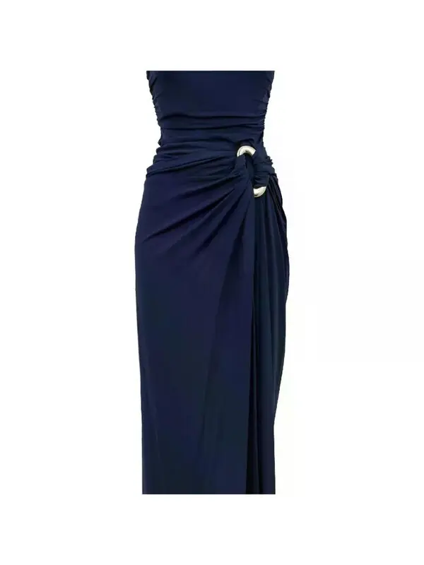 Simkhai Emma Draped Strapless Gown
