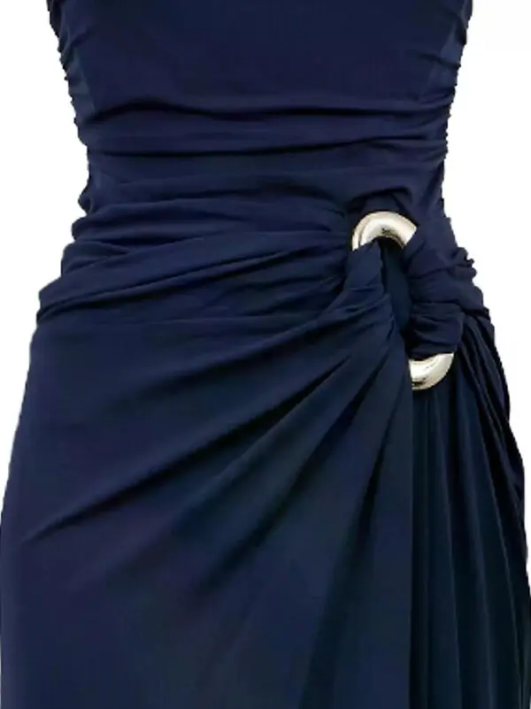 Simkhai Emma Draped Strapless Gown