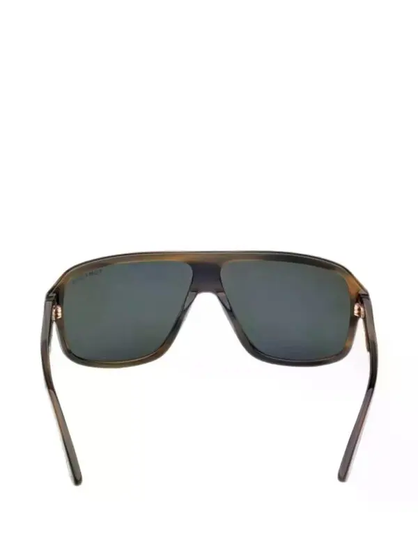 TOM FORD William Tortoiseshell-effect Rectangle-frame Sunglasses