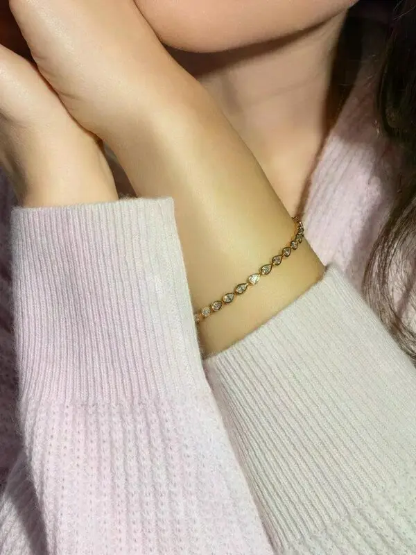 ANITA KO 18k Rose Gold Diamond Tennis Bracelet
