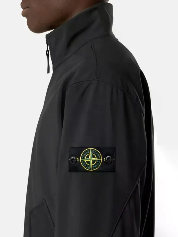 Stone Island Light Soft Shell-r Jacket With E.dye® Technology