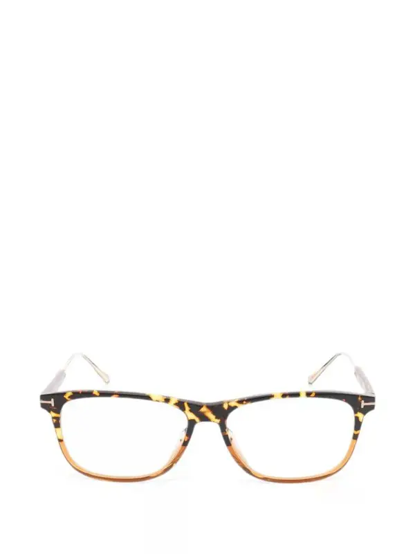 TOM FORD 2020s Tortoiseshell-effect Square-frame Glasses