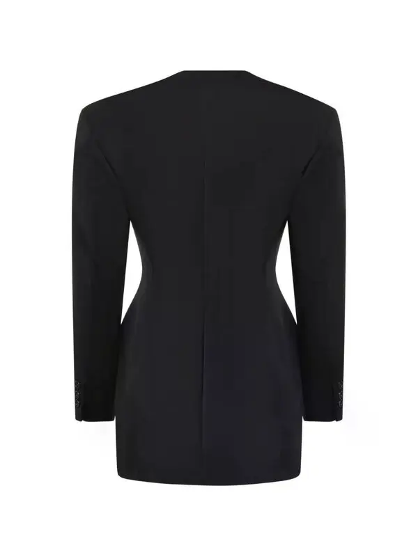 Andamane Double-breasted Collarless Jacket