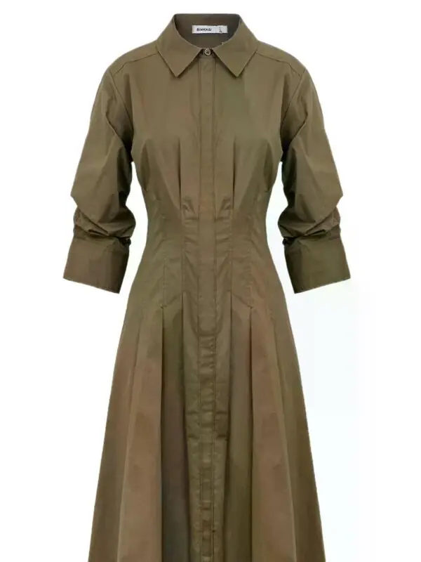 Simkhai Jazz Pleated Midi Dress - Neutrals