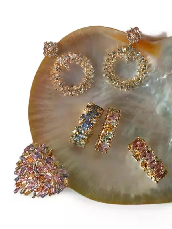 SUZANNE KALAN Diamond Drop Earrings