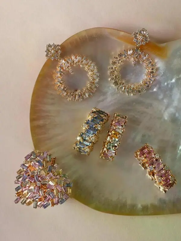 SUZANNE KALAN Diamond Drop Earrings
