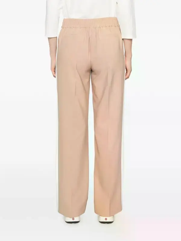BETTY BARCLAY Side-stripe Crystal-embellished Trousers