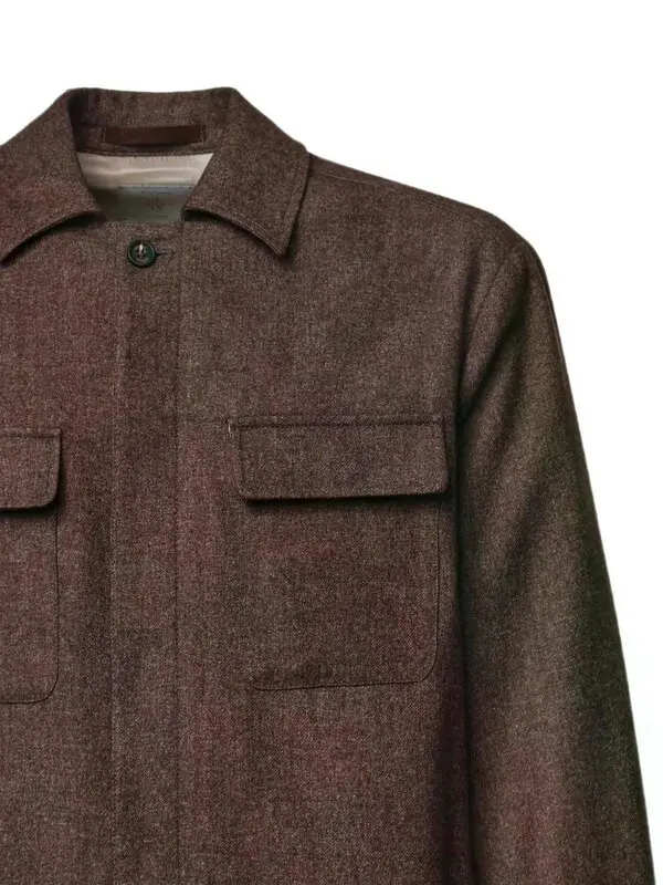 Eleventy Flap-pocket Shirt Jacket