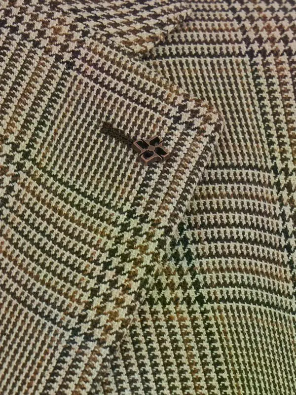 Tagliatore New York Check-pattern Notched-lapels Blazer