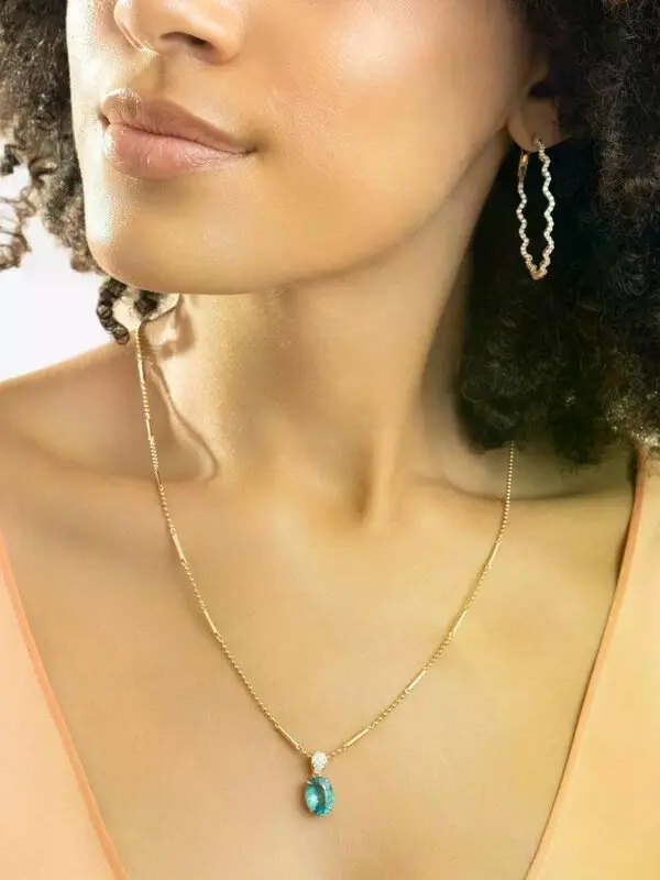 GRAZIELA Rio Diamond Hoop Earrings