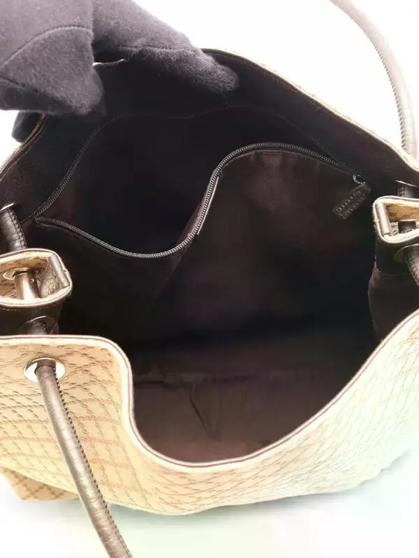 Gucci 2000s Diamante Shoulder Bag - Neutrals