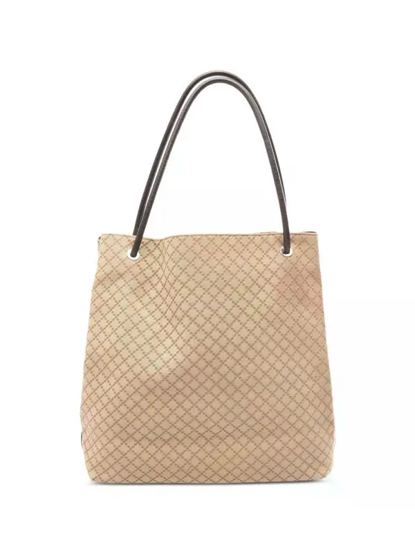 Gucci 2000s Diamante Shoulder Bag - Neutrals