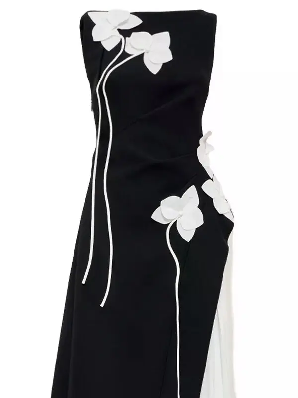 Acler Limisi Floral Appliqué Maxi Dress