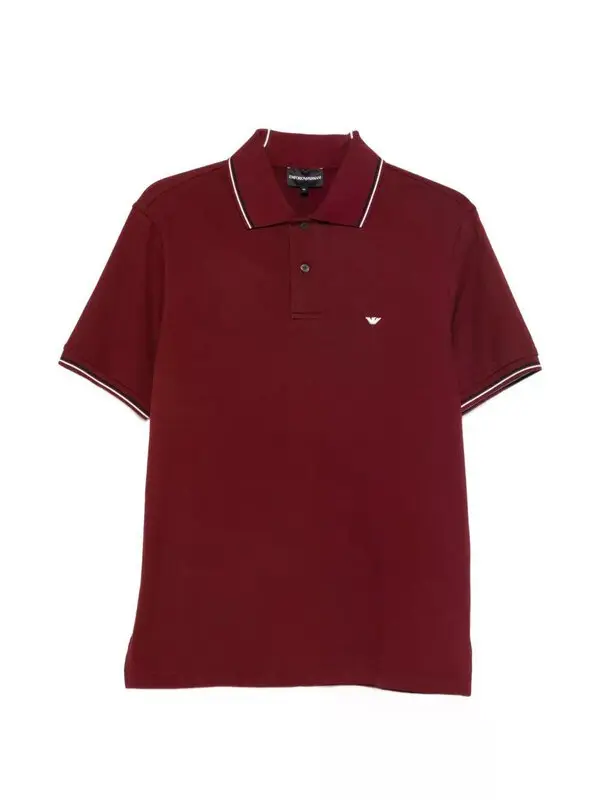 Emporio Armani Logo-patch Polo Shirt