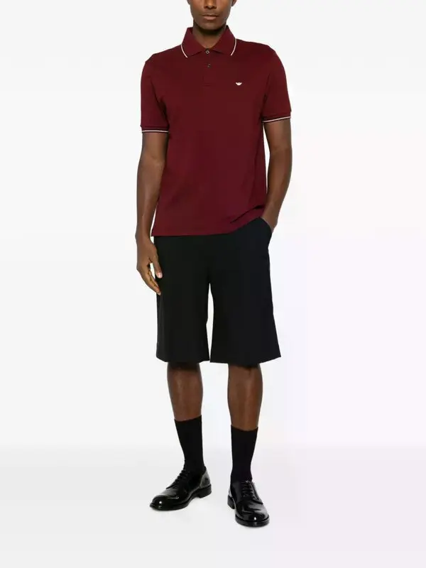 Emporio Armani Logo-patch Polo Shirt