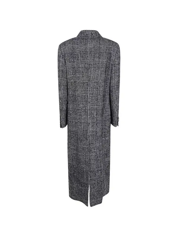 Tagliatore Caitlyn Check Double-breasted Coat