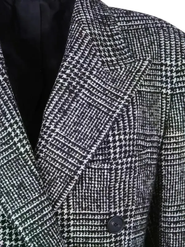 Tagliatore Caitlyn Check Double-breasted Coat