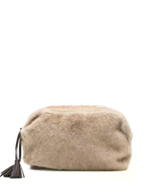 P.a.r.o.s.h Faux-fur Clutch Bag