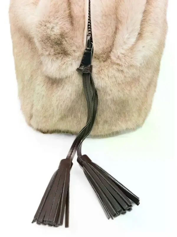 P.a.r.o.s.h Faux-fur Clutch Bag