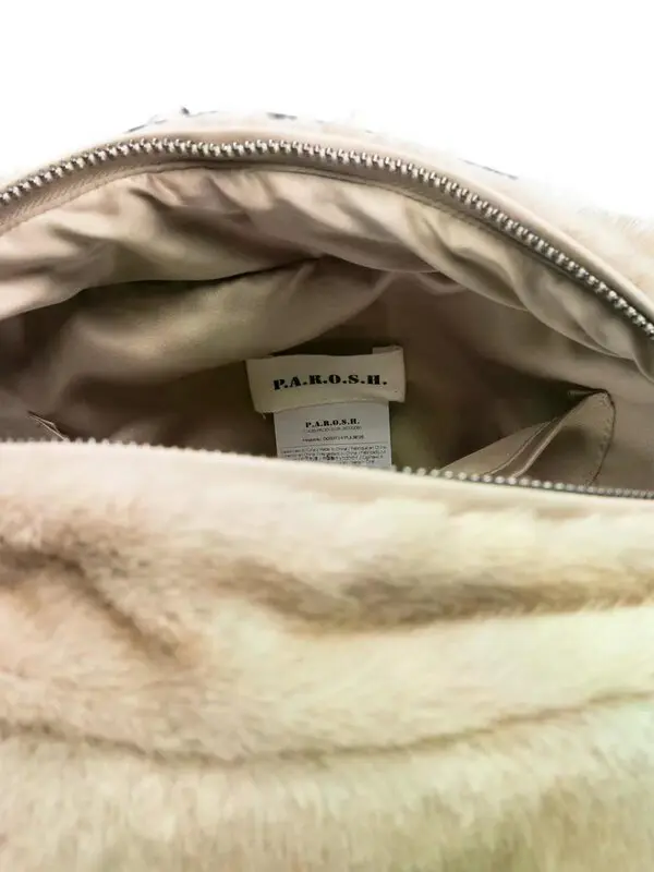P.a.r.o.s.h Faux-fur Clutch Bag