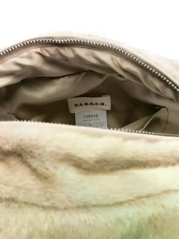 P.a.r.o.s.h Faux-fur Clutch Bag With Tassel Detail