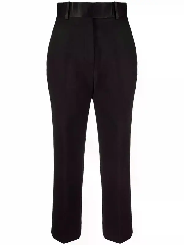 Khaite Cropped Straight-leg Trousers