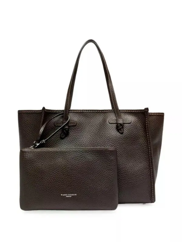 GIANNI CHIARINI Marcella Leather Tote Bag