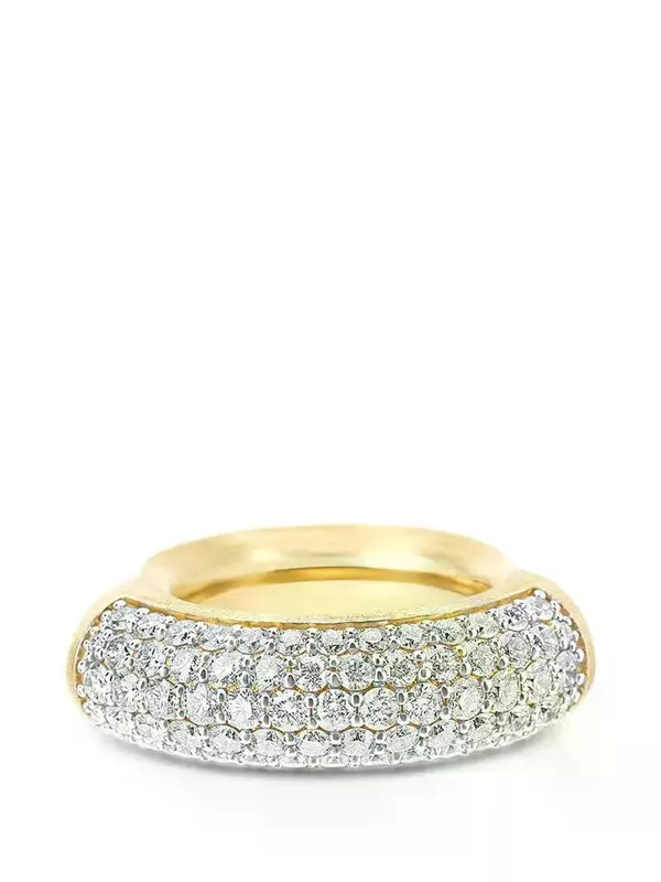 NANIS Libera Diamond Sculpted Band Ring In 18k Yellow - Gold