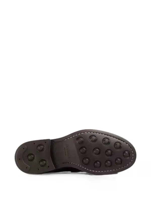 DOUCAL'S Suede Blake-stitched Loafers