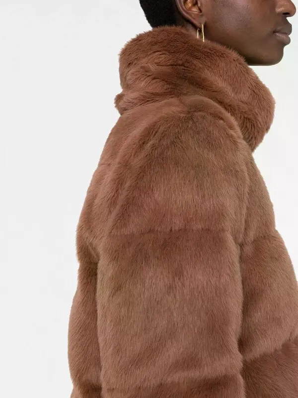 Herno Faux-fur Padded Hooded Coat
