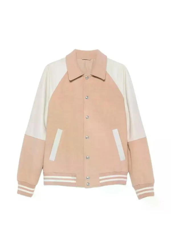 Eleventy Panelled Wool Bomber Jacket