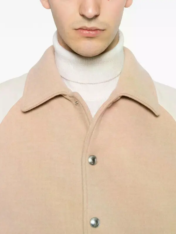 Eleventy Panelled Wool Bomber Jacket