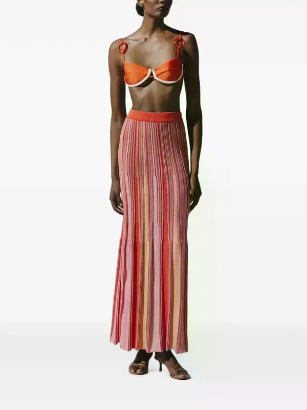 BAOBAB Carlotta Ribbed-knit Maxi Skirt