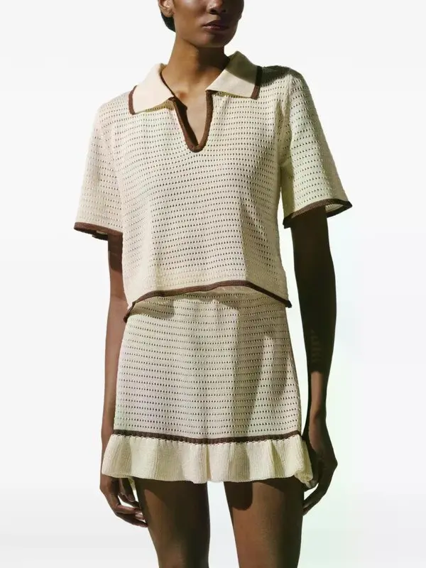 BAOBAB Carlotta V-neck Knit T-shirt