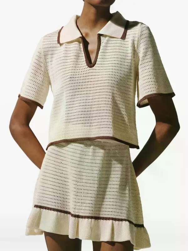 BAOBAB Carlotta V-neck Knit T-shirt