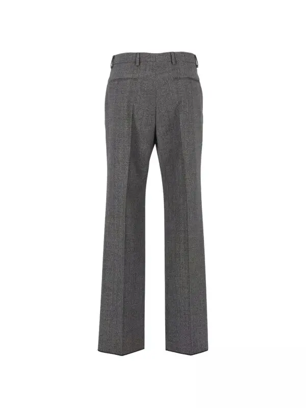 Valentino Garavani Herringbone-pattern Tailored Trousers