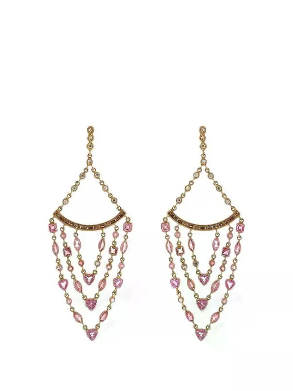 Coomi Affinity Pink Sapphire And Diamond Earrings