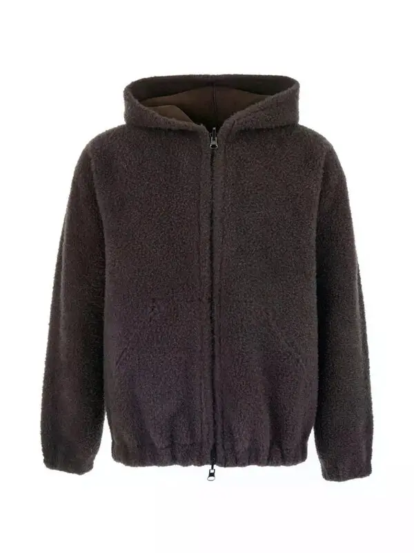 VALENTINI 1972 Reversible Hooded Zip-up Hoodie