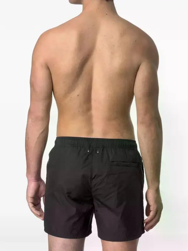 K-WAY Le Vrai Olivier Logo-patch Drawstring Swim Shorts