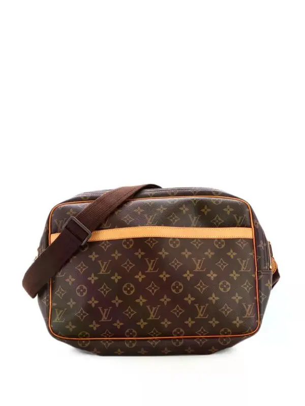 LOUIS VUITTON Reporter Bag Monogram Canvas Gm Crossbody Bag - Brown