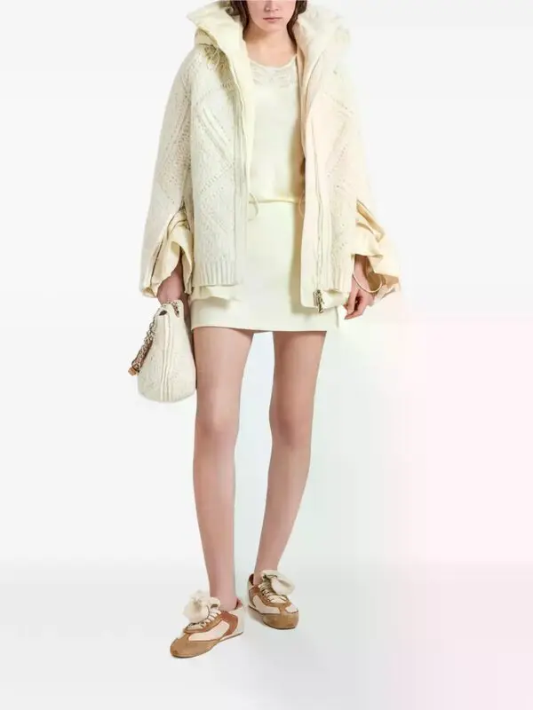 Ermanno Scervino Cable-knit Layered Jacket