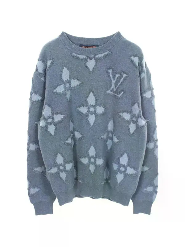 LOUIS VUITTON 2010s Monogram Jacquard Sweater