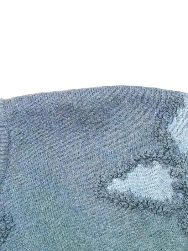 LOUIS VUITTON 2010s Monogram Jacquard Sweater