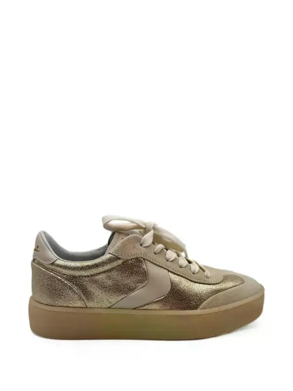 VOILE BLANCHE Mind-02 Suede Low-top Sneakers - Gold