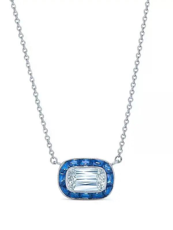 Kwiat Starry Night Diamond And Sapphire Necklace - Silver