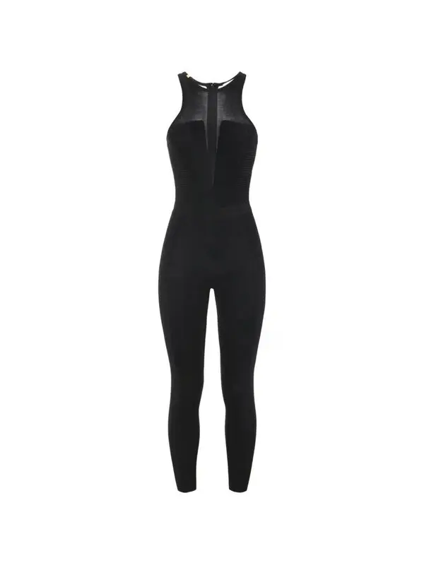 Elisabetta Franchi Knit Jumpsuit - Black