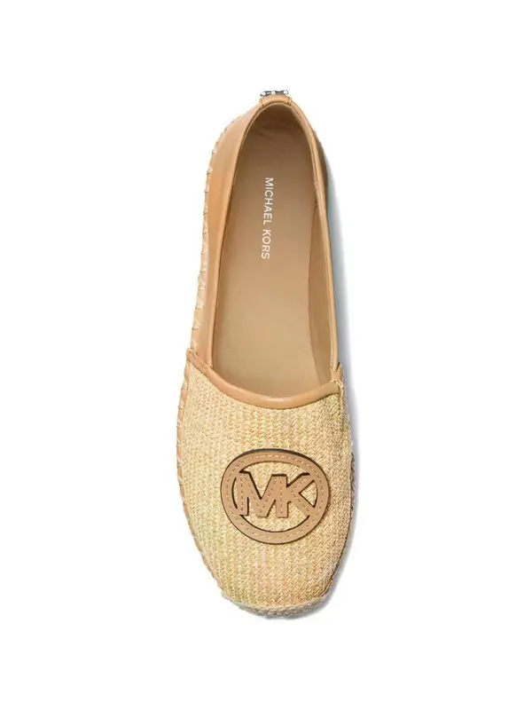 Michael Kors Kenzie Logo-plaque Espadrilles - Neutrals
