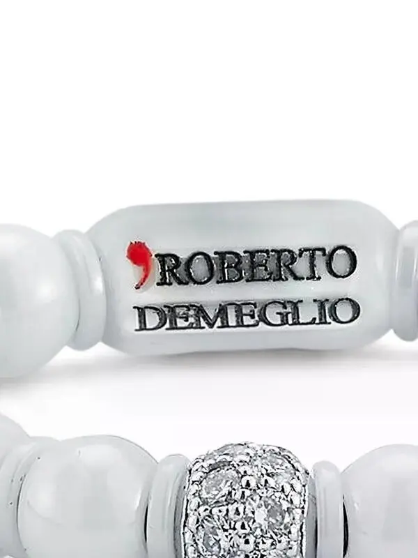 Roberto Demeglio 18k White Gold Sfera Diamond Ring