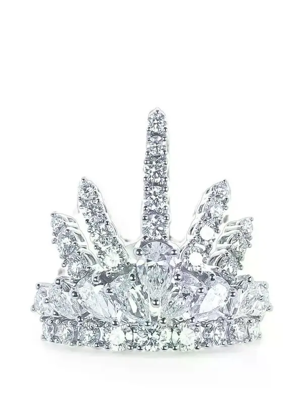 Yeprem Y-not Diamond Ring - Silver