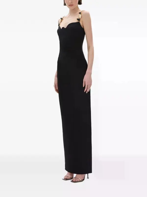 Rachel Gilbert Riccardo Embellished-strap Gown
